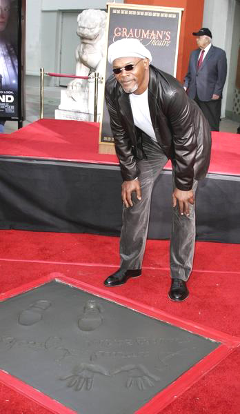 Jackson Picture 32 - Hand and Footprint Ceremony for Samuel L. Jackson