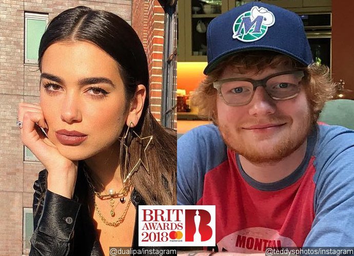 Brit Awards 2018 Dua Lipa And Ed Sheeran Dominate Complete List Of