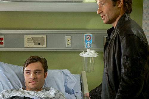 First Look: Ed Westwick as Sick Student on 'Californication'