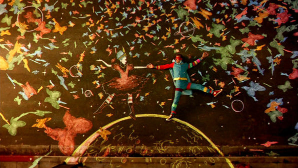 Snippet of Coldplay's 'Strawberry Swing' Music Video