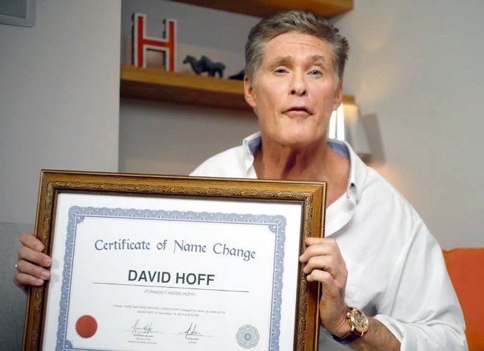 Has David Hasselhoff Removed 'Hassel' From His Name? The Actor Explains ...