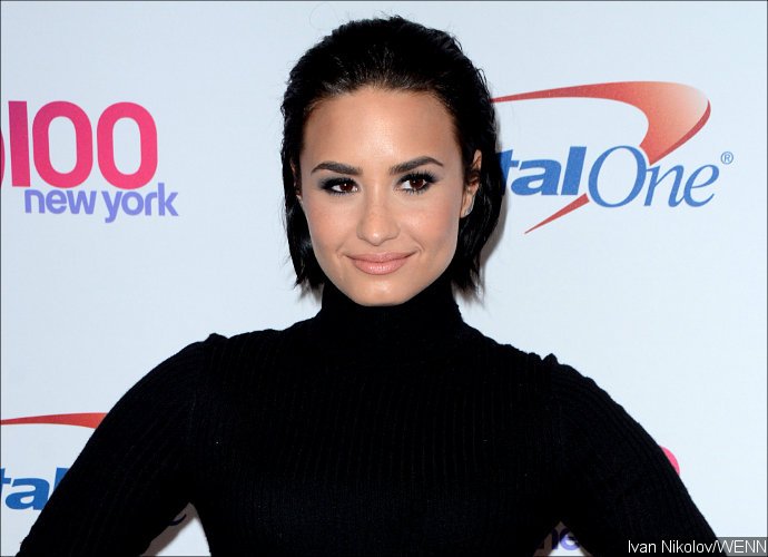 Demi Lovato Takes a Tumble at New York Jingle Ball