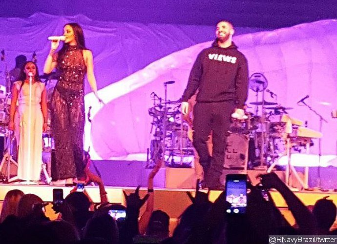 Drake Makes Surprise Appearance Onstage at Rihanna's Toronto Show