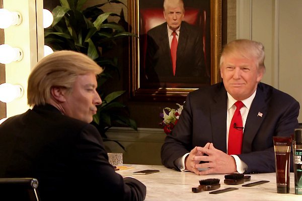 Video: Jimmy Fallon Plays Donald Trump Who Interviews His Reflection on ...