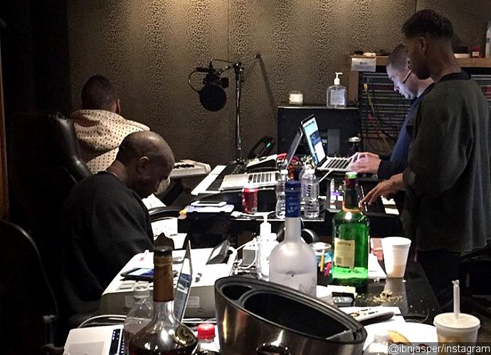 Kanye In The Studio