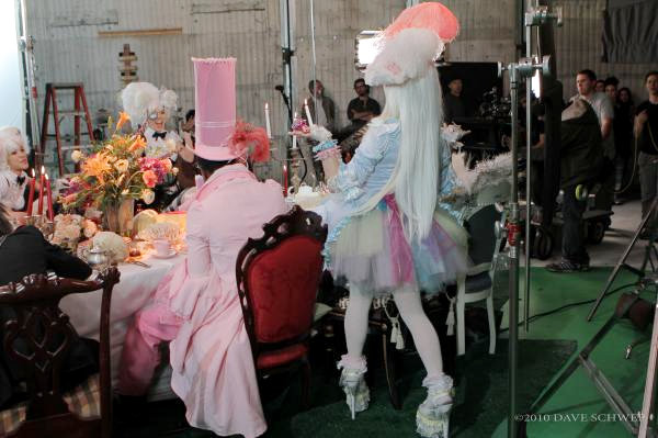 New Official Pictures of Kerli's 'Tea Party' Music Video