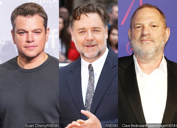 Matt Damon, Russell Crowe Reportedly Helped Cover Up Harvey Weinstein ...