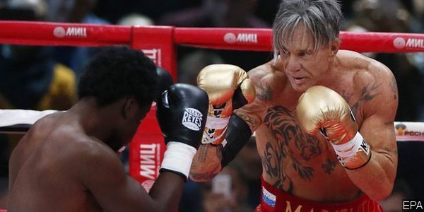 Mickey Rourke Wins First Boxing Match in 20 Years