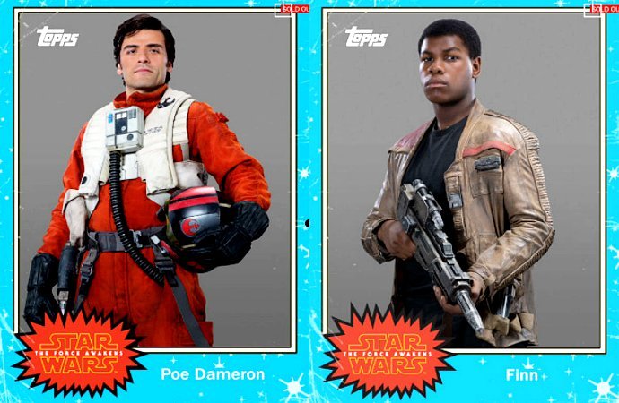 New Looks at Poe Dameron and Finn in 'Star Wars: The Force Awakens ...