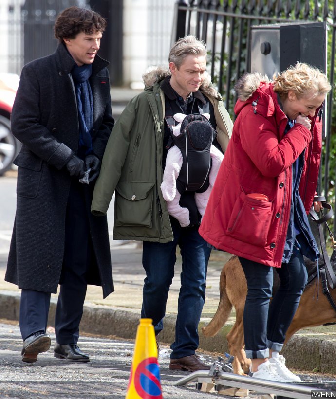 'Sherlock' Season 4 Set Pics: Benedict Cumberbatch, Martin Freeman ...