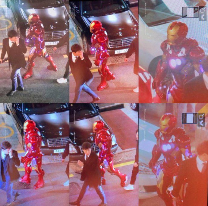 EXO's Chanyeol Dresses as Iron Man at SMTOWN's Halloween Party. How ...