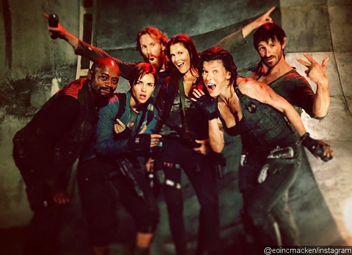 Resident Evil The Final Chapter Cast Members Gather In New Set Photos Resident Evil The Final Chapter Cast Members Gather In New Set Photos