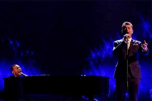 Video: Sam Smith and John Legend Perform 'Lay Me Down' for Red Nose Day