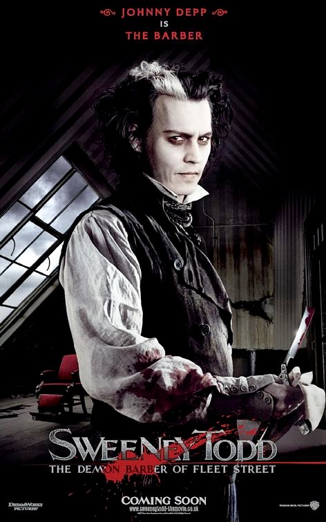 Two New Sweeney Todd Characters Posters Plus Studio Sessions Clip