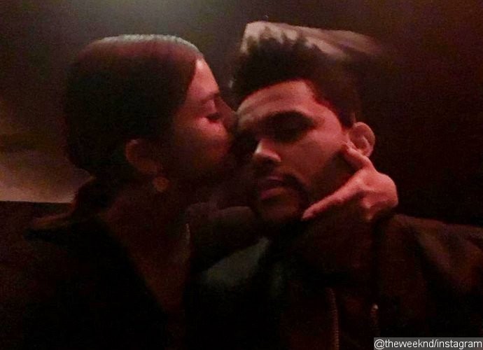 The Weeknd Shares Selena Gomez Kissing Pic on Instagram