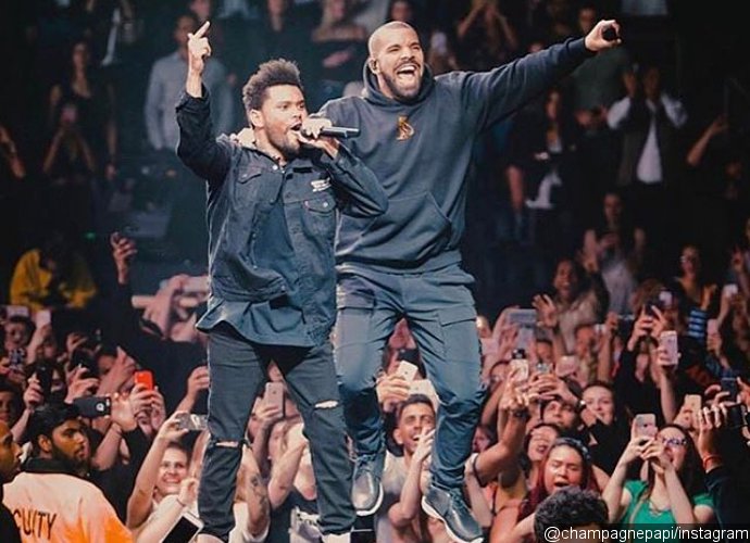 The Weeknd Teams Up With Drake to Perform 'Crew Love' at Toronto Show ...