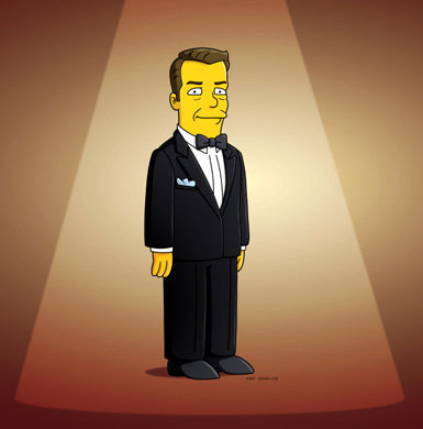 Russell Brand, Ricky Gervais and More Simpsonized