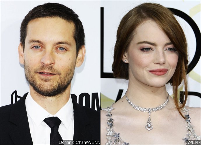 Tobey Maguire Trying to Flirt With Emma Stone