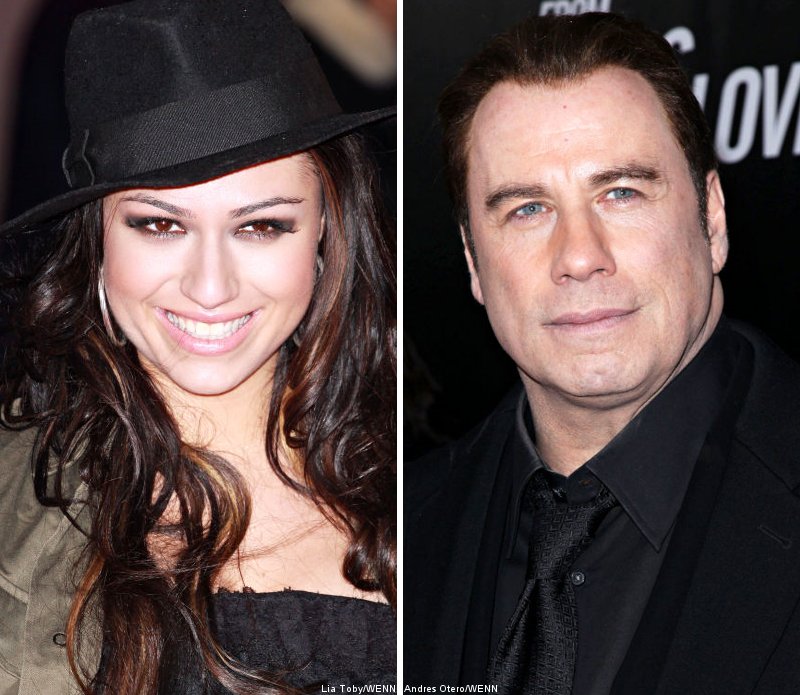 Gabriella Cilmi Comforted With a Kiss by John Travolta
