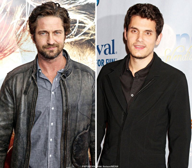 Gerard Butler Singing With John Mayer at Birthday Party