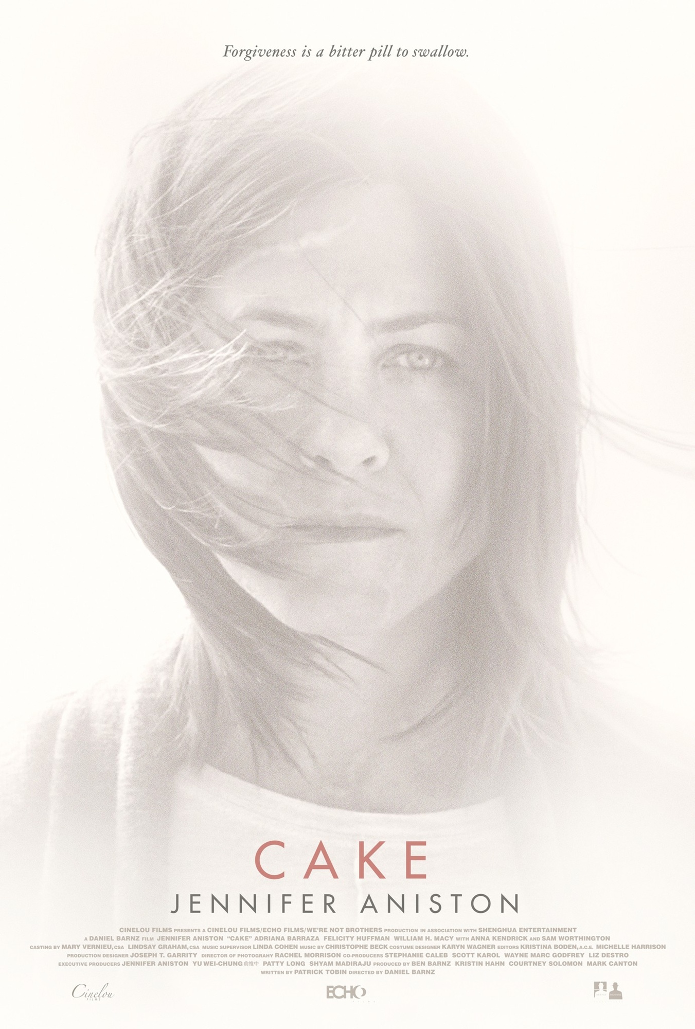 Cake (2015) Cast, Crew, Synopsis and Movie Info