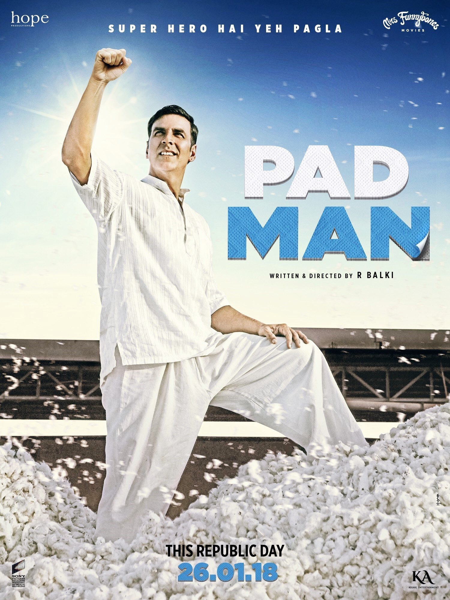 PadMan (2018) Cast, Crew, Synopsis and Movie Info