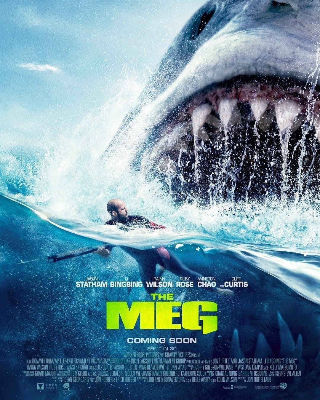 The Meg (2018) Cast, Crew, Synopsis and Movie Info