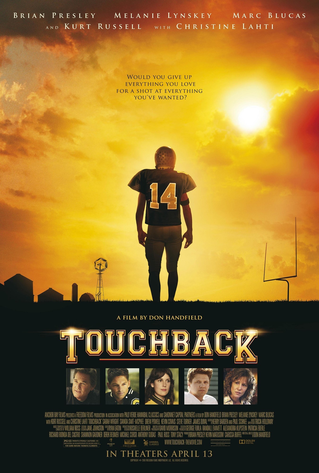 Touchback (2012) Cast, Crew, Synopsis and Movie Info