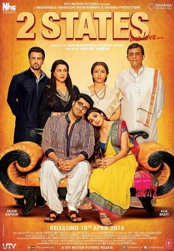 2 States (2014) Cast, Crew, Synopsis and Movie Info