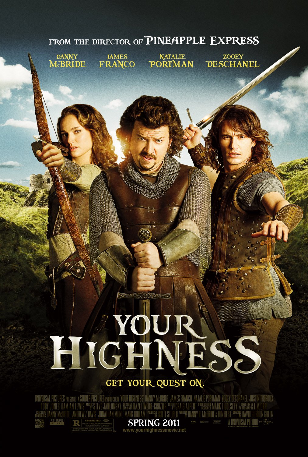 Your Highness (2011) Cast, Crew, Synopsis and Movie Info