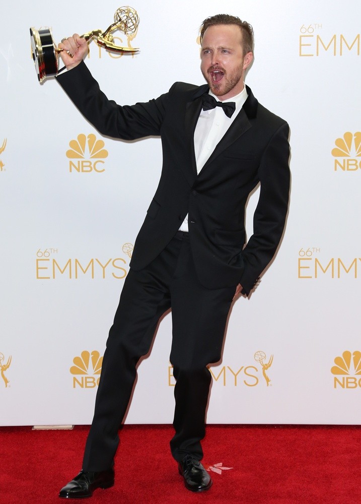 Aaron Paul Picture 123 66th Primetime Emmy Awards Press Room