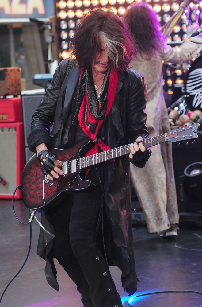 Joe Perry Picture 1 - Aerosmith Performing Live During The Today Show ...