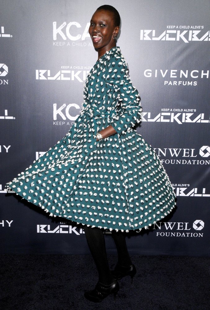 Alek Wek Picture 1 - Keep A Child Alive's 11th Annual Black Ball - Red ...