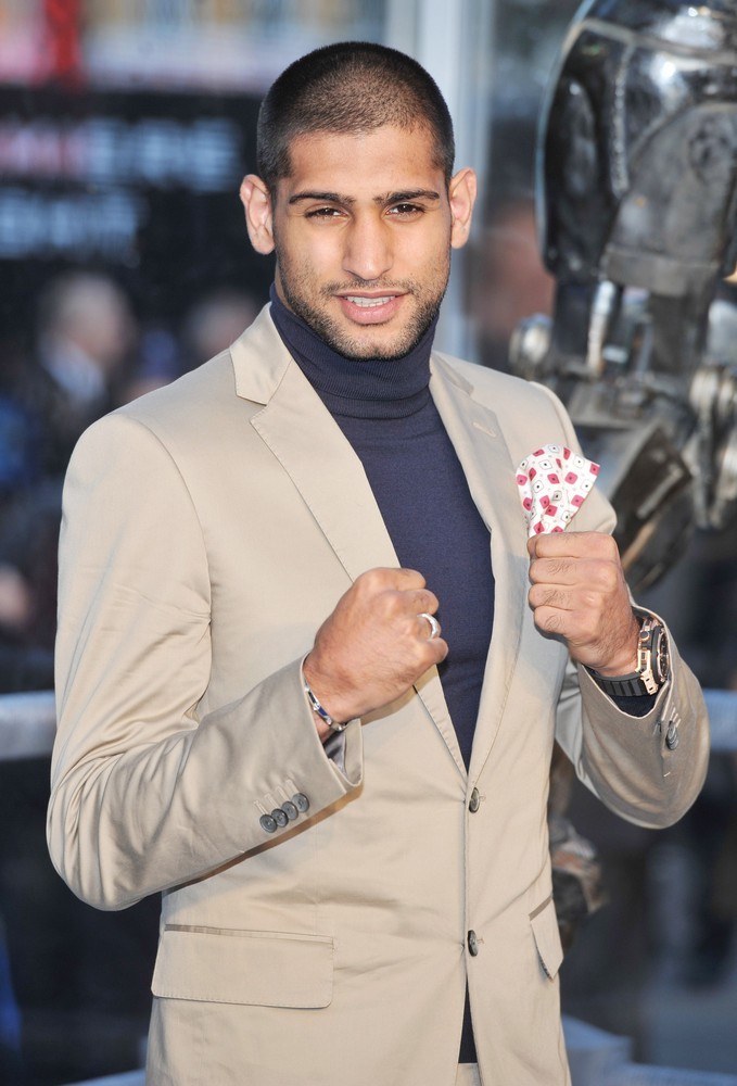 Amir Khan Picture 5 - Real Steel - UK Film Premiere - Arrivals