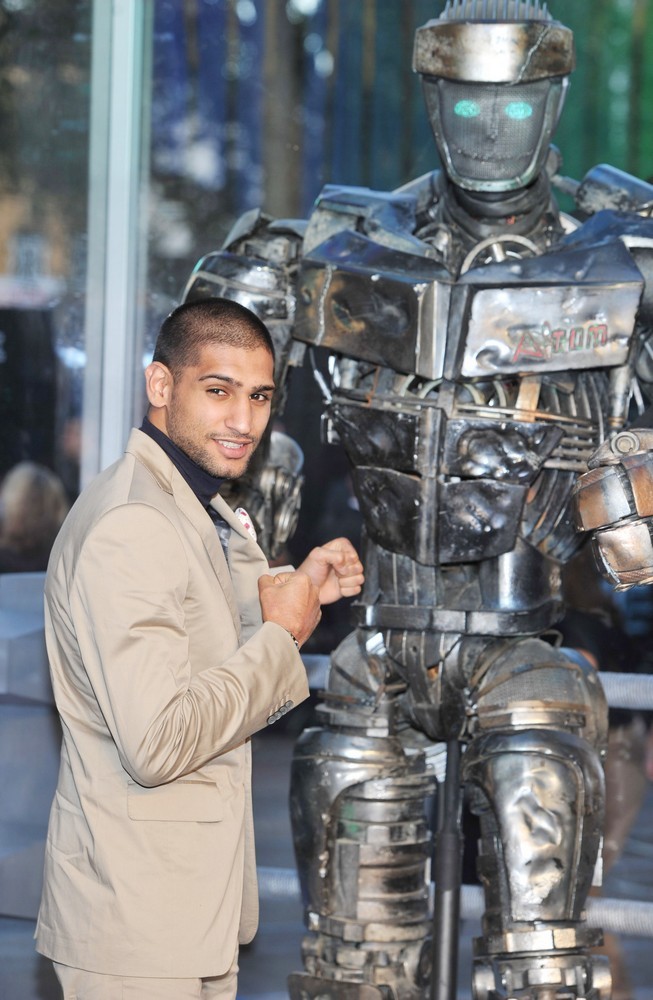 amir-khan Picture 1 - Real Steel - UK Film Premiere - Arrivals