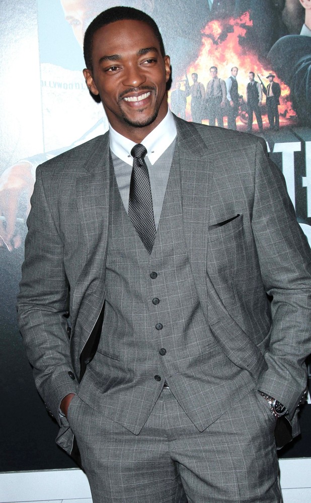 Anthony Mackie Picture 1 - The Los Angeles World Premiere of Gangster ...