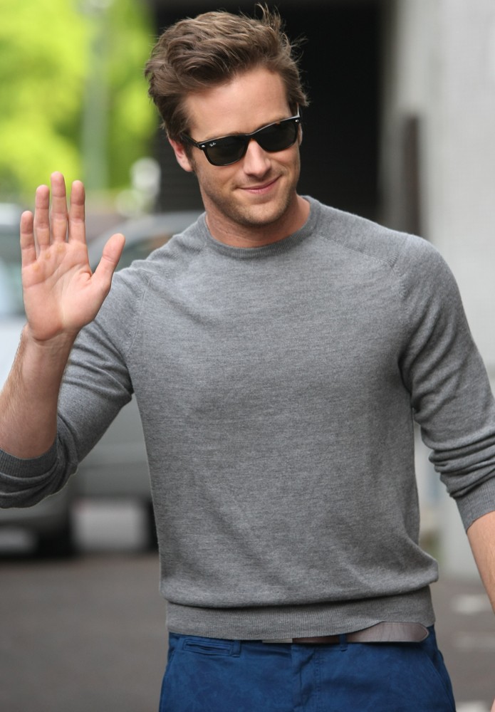 Armie Hammer Picture 1 - Celebrities Outside The ITV Studios