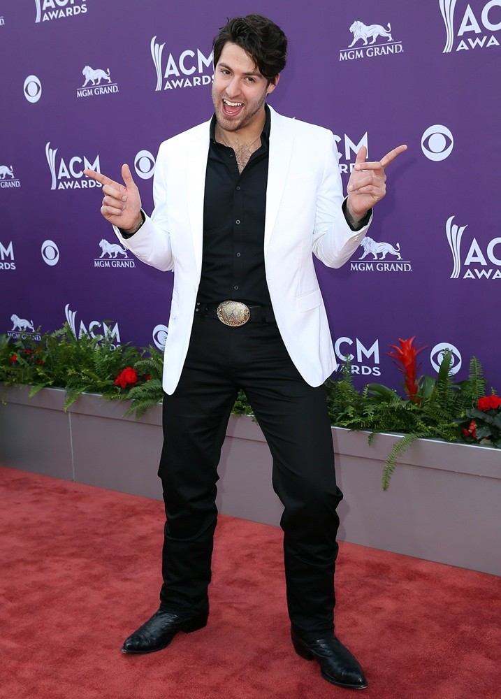 Austin Webb Picture 1 - 48th Annual ACM Awards - Arrivals