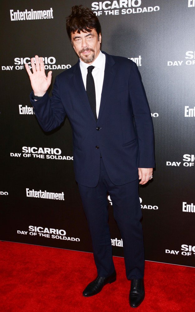 benicio-del-toro Picture 1 - Sicario: Day of the Soldado Premiere ...