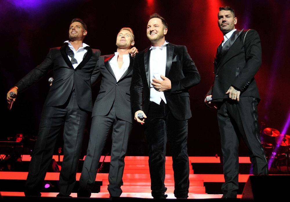 Boyzone Picture 1 - Boyzone Performing in Concert Where They Kicked Off ...