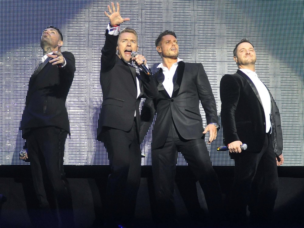 Boyzone Picture 27 - Boyzone Performing in Concert Where They Kicked ...