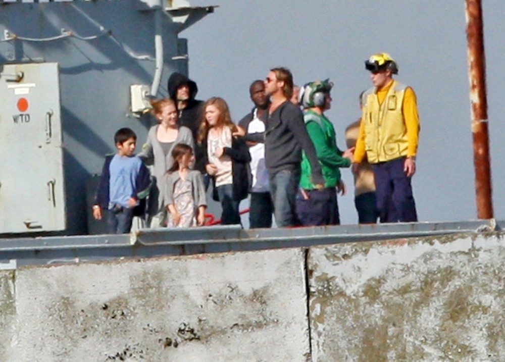 Filming Scenes Onboard A Warship for New Movie World War Z - Picture 1