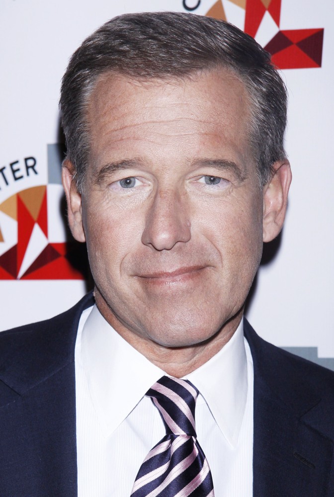 Brian Williams Picture 8 - The Late Show with David Letterman - Arrivals