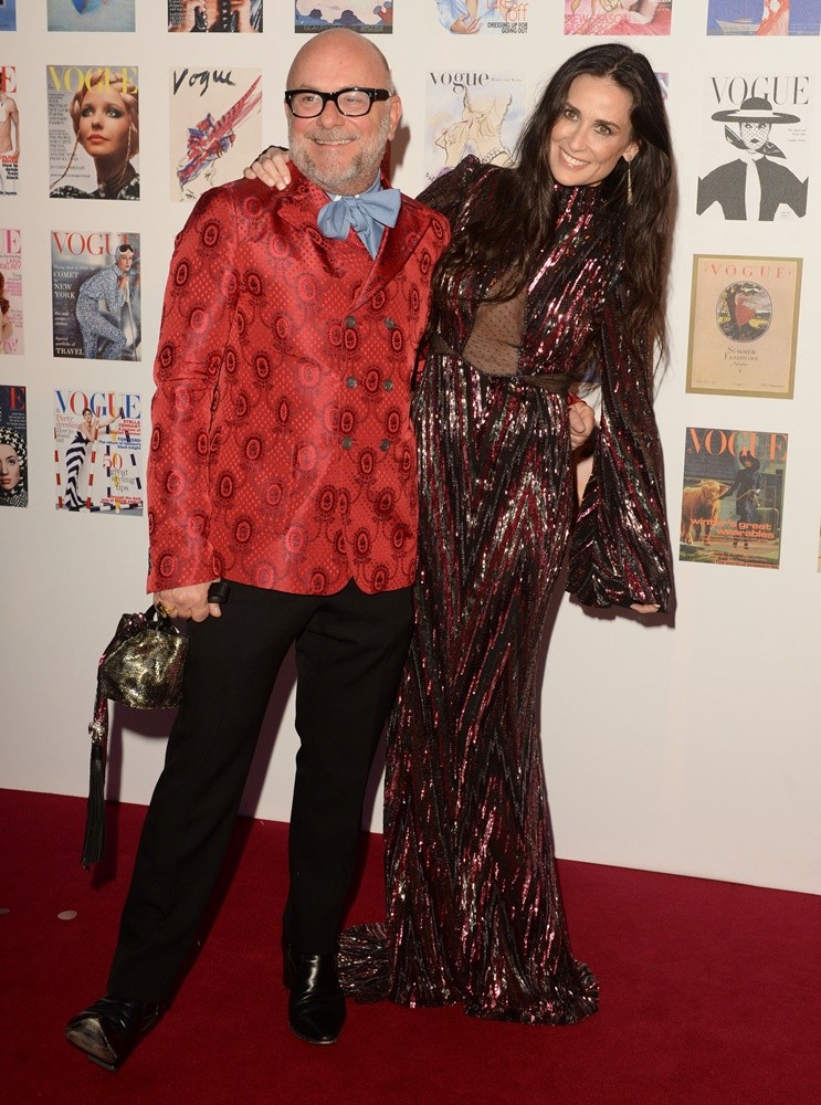 Demi Moore Picture 130 - British Vogue 100th Anniversary Gala Dinner ...