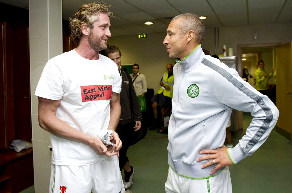 gerard-butler Picture 1 - The John Kennedy Testimonial Match Between ...