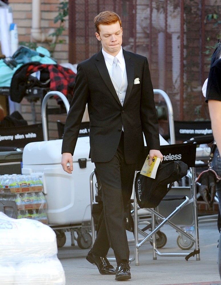 Cameron Monaghan Picture 1 - Filming A Wedding Scene for TV Series ...