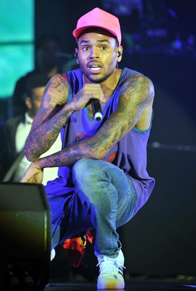 Chris Brown Picture 312 - Chris Brown Performing Live on Stage During ...