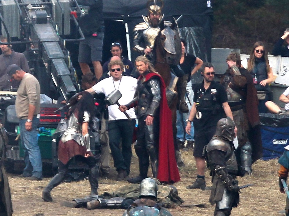 Filming Scenes for The Movie Thor: The Dark World - Picture 1