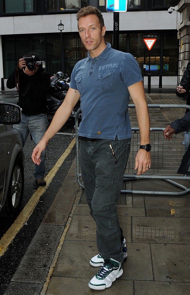 Coldplay Picture 1 - Chris Martin Outside The BBC Radio 2 Studios