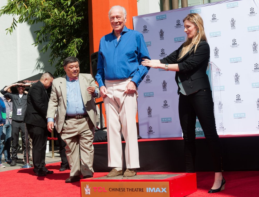 christopher-plummer Picture 1 - Christopher Plummer Hand and Footprint ...